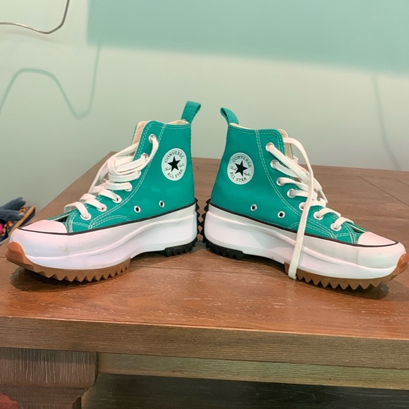 Converse | Shoes | Converse Run Star Hike High Court Green Gum Platform ...